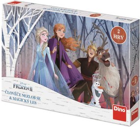 DINO Hra 2v1 Člověče nezlob se + Magický les Frozen 2 *SPOLEČENSKÉ HRY* dn623934
