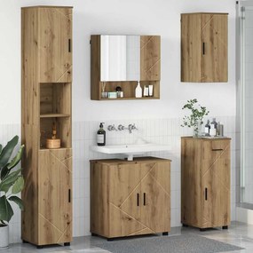 Sada koupelnového nábytku 5 ks Artisanový dub 61 x 35 x 64 cm 3393002