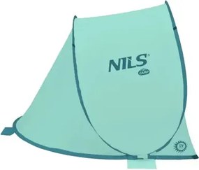 NILS Camp NC3173 mentolový / Samorozkládací plážový stan / 110 x 140 x