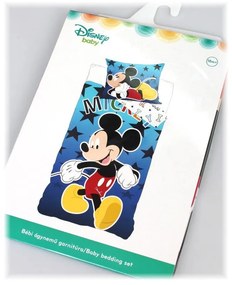 Bavlněné povlečení do dětské postýlky Mickey Mouse - Disney - 90 x 140 cm + 40 x 55 cm | Certifikát Oeko Tex Standard 100