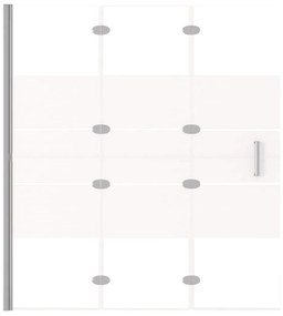 Skládací sprchový kout ESG 120 x 140 cm bílý,  150739