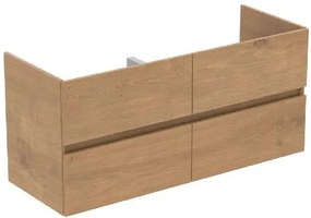 Ideal Standard Eurovit - Umyvadlová skříňka, 55x120x44 cm, 4 zásuvky, dub R0267Y8