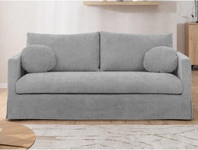 Světle šedá pohovka 195 cm Paphos – Ropez