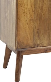 Dřevěná komoda Espita se šuplíky a dvířky - 152*40*80cm
