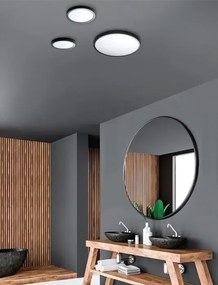 LED stropní svítidlo Malta R 23 3000K černé