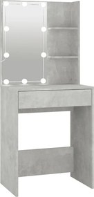 vidaXL Toaletní stolek s LED 60 x 40 x 140 cm [808832] Barva: Bílá
