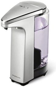 Šedý automatický kovový dávkovač mýdla 237 ml - simplehuman