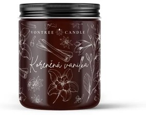 Přírodní sójová svíčka VonTree CANDLE | Kořeněná vanilka | 180 ml