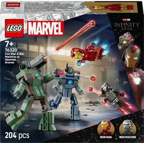 LEGO® Marvel 76320 Iron Man a War Machine vs. Hammerovy Drony / Počet