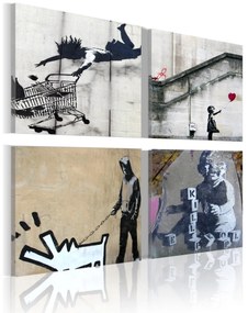 Obraz - Banksy - four orginal ideas