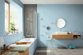 Hansgrohe Talis E, umyvadlová baterie 110 s odtokovou soupravou Push–Open, chromová, 71711000