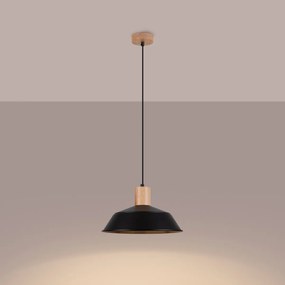 Sollux Lighting Závěsné svítidlo FANO černé