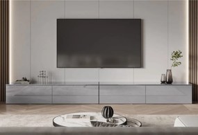 TV stolek 2,1 šedý lávový lesk Legs Box