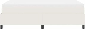 Postel s boxspringem Krémová a bílá 120 x 200 cm 3337459