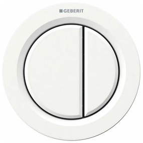 Geberit Typ 01 splachovací tlačítko pro WC bílá 116.050.11.1