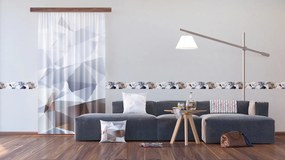 Samolepící bordura na zeď 3D Pyramidy | 5 m x 13.8 cm | DWB8213