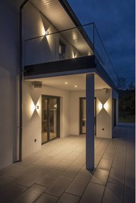 LA 232105 Venkovní svítidlo LOGS nástěnná antracit 230V/480mA LED 8W, 3000K, 450lm IP44  - BIG WHITE (SLV)