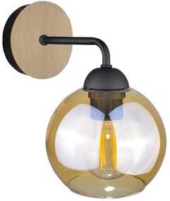 Keter Lighting | Nástěnné svítidlo MELLE WOOD 1xE27/60W/230V | KE0016