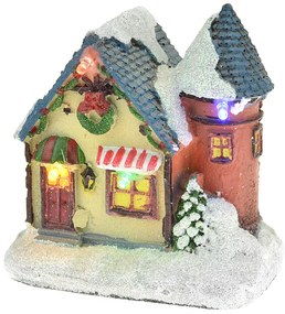 Vánoční scéna - Dům s věžičkou