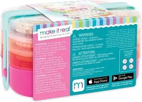 MAKE IT REAL Kreativní sada Beads 2-Go / 1370 korálků / Plast / od 8 l