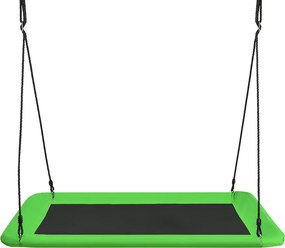 Costway Houpačka na strom hnízdo houpačka 100-180 cm nastavitelné lano vnitřní
