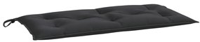 vidaXL Poduška na zahradní lavici černá 100x50x7 cm oxfordská látka