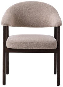 Designová jídelní židle Jacqueline tmavě hnědý dub