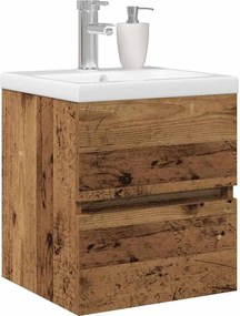 Skříňka pod umyvadlo Černý dub 80 x 39 x 62 cm Kompozitní dřevo 3333149