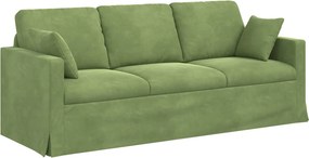 Set pohovek 2 ks Světlá zelená samet 3407598