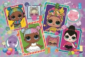 Trefl Junior - Puzzle - Glitter puzzle L.O.L. / 70 dílků / 41 x 27.5 c