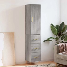 vidaXL Skříň highboard 34,5 x 34 x 180 cm kompozitní dřevo [3198842] Barva: Bílá