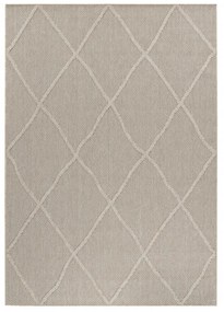 Ayyildiz, Kusový koberec Patara 4952 Beige – na ven i na doma, 140x200, béžová, chodba / předsíň