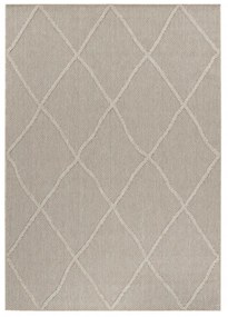 Ayyildiz, Kusový koberec Patara 4952 Beige – na ven i na doma, 80x250, béžová, chodba / předsíň