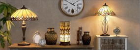 Stolní lampa Tiffany Peaceful - 40*60 cm 2x E27/60W