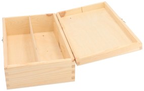 ČistéDřevo Dřevěná krabička na 2 vína XI
