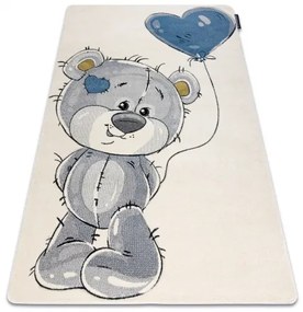 Dětský kusový koberec PETIT TEDDY Medvídek krémový Rozměr: 180x270 cm