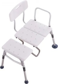 Překládací lavice do vany Sprchové sedátko pro seniory výškově nastavitelné 181,4 kg