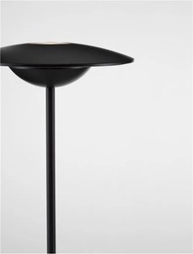NV 9492441 Venkovní stolní lampa FABIO černý litý hliník a matný akryl LED 2W 3000K 5V DC 83st. IP54 vypínač na těle / USB kabel - NOVA LUCE