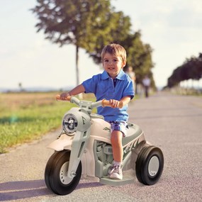 Dětská elektrická motorka AIYAPLAY, 6V elektrická motorka s hudbou a bublinkami, dětské vozidlo s předním světlem, 2,5-3 km/h, pro děti 2-5 let, max.…