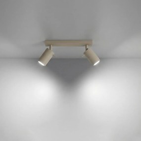 Sollux Lighting Stropní svítidlo RING 2 šedobéžové