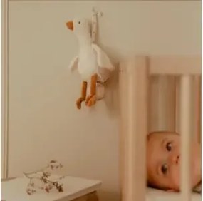 Little Dutch Hudební husa Newborn Naturals / od 0 měsíců