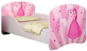 Dětská postel - Princezna s poníkem 180x80 cm
