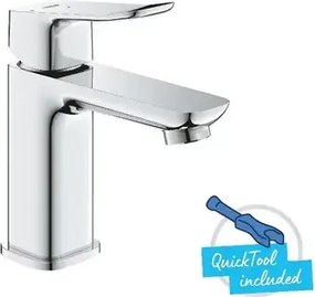 Grohe Dice - Umyvadlová baterie s výpustí Push-Open studený start chro
