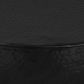 Konferenční stolek černý 70 x 30 cm tlučený hliník 246510