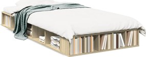 vidaXL Rám postele 90 x 200 cm kompozitní dřevo [3280519] Barva: dub sonoma