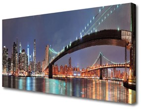 Obraz na plátně Město Most Architektura 100x50 cm