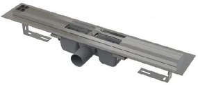 Alcadrain Odtokové žlaby - Sprchový žlab Professional 950 mm, s okrajem pro plný rošt, nerez APZ6-950