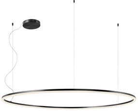 Redo Závěsné LED svítidlo ORBIT ø 150 cm, 3000K Barva: Černá, Stmívání, řízení: DALI