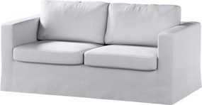 Potah na pohovku IKEA Karlstad 2-místná , nerozkládací, dlouhý barva šedá látka pletený vzor