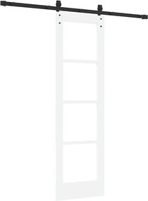 Posuvné dveře ORKDAL Bílá a černá 61 x 198,5 cm 3331818